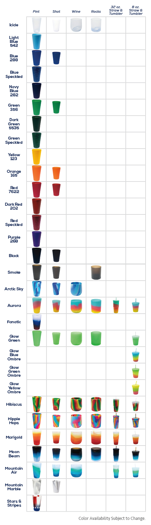 Silicone Pint Glass - LarLu
