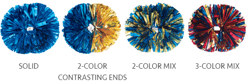 2-Color Mix Metallic Show Pom - LarLu