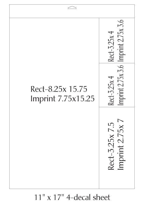 11" x 17"-Multi Use Decal Set - LarLu