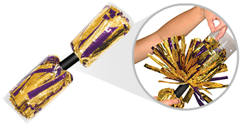 Solid Metallic Show Pom - LarLu