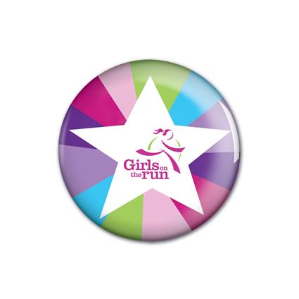 Full Color Round safety pin back Button - LarLu