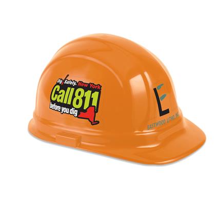 Decal Imprinted Hard Hat - LarLu