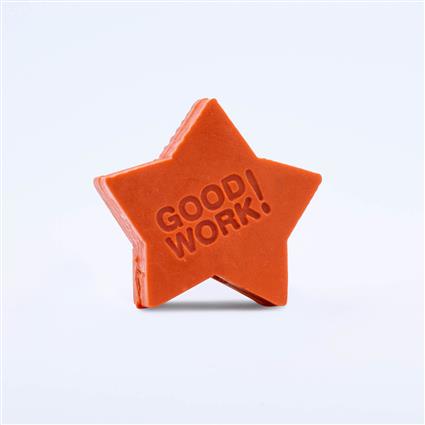 Pencil Top Stock Eraser- Good Work Star - LarLu