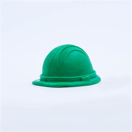 Pencil Top Stock Eraser- Hard Hat - LarLu