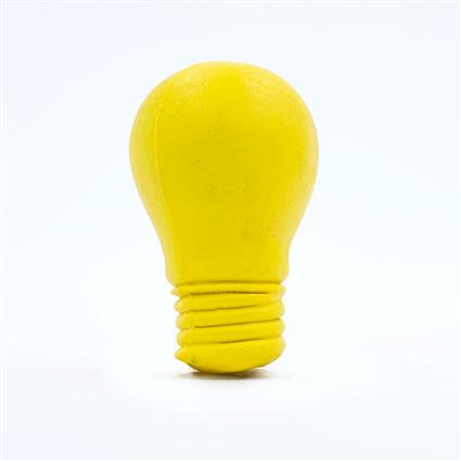 Pencil Top Stock Eraser- Light Bulb - LarLu