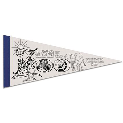 8" x 18" Felt Pennant - Color-Me - LarLu