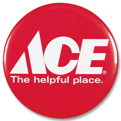 One or Two Color Round Safety Pin Back Button - LarLu