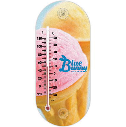 Full Color Indoor/ Outdoor Window Thermometer - LarLu