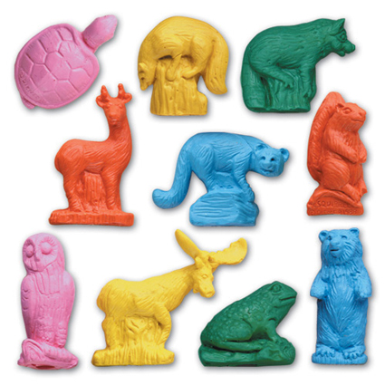 Pencil Top Stock Eraser- Woodland Creature Collect - LarLu
