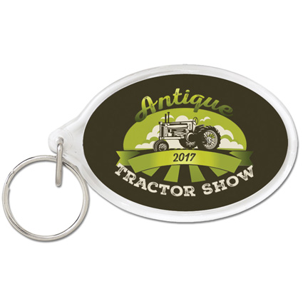 Stock Shape Acrylic Key Ring - LarLu