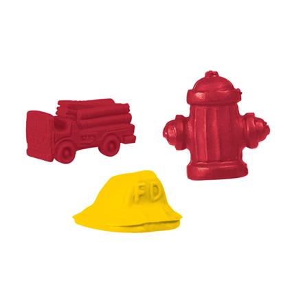 Pencil Top Stock Eraser- Firefighter Collection - LarLu