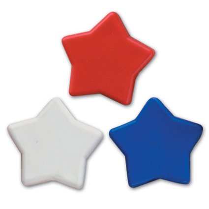 Pencil Top Stock Eraser- Patriotic Stars - LarLu
