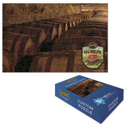 Custom imprinted box with 150 pc puzzle - LarLu