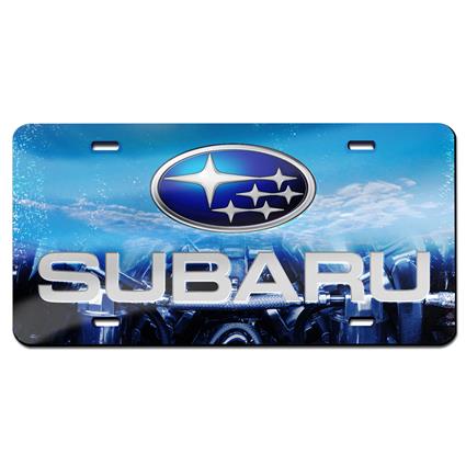 Deluxe Acrylic License Plates - LarLu