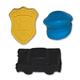 Pencil Top Stock Eraser- Mini Police Collection - LarLu