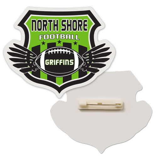 Full Color Custom Shape Button - LarLu